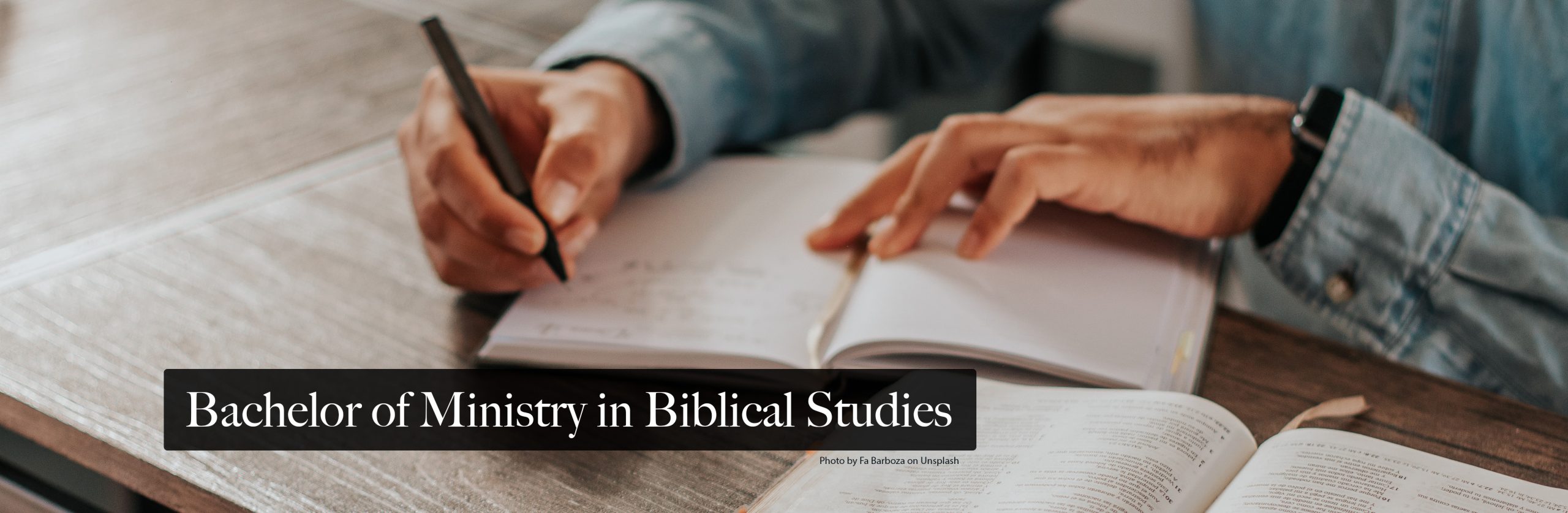 Bachelor of Ministry In Biblical Studies - CMM College of Theology